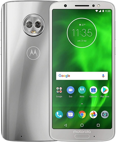 Motorola Moto G6 (XT1925) Dual Sim 32GB Silver, Unlocked B - CeX (UK ...