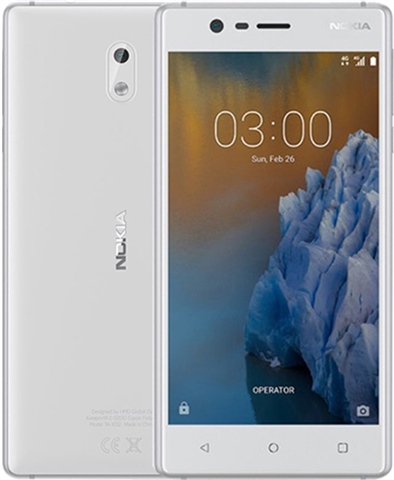 Nokia 3 16GB Silver White, Unlocked B - CeX (UK): - Buy, Sell, Donate