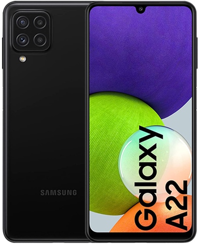 Samsung Galaxy A22 4G Dual Sim (4GB+64GB) Black, Unlocked A - CeX (UK ...