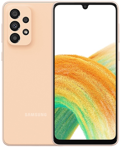 Samsung Galaxy A33 5G Dual Sim (6GB+128GB) Awesome Peach, Unlocked A ...