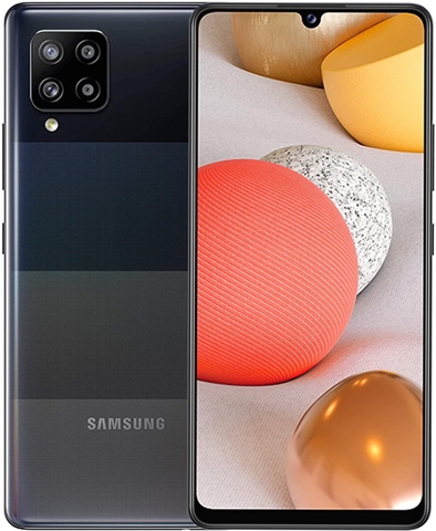 Samsung Galaxy A42 5G Dual Sim (4GB+128GB) Prism Dot Black, Unlocked C ...