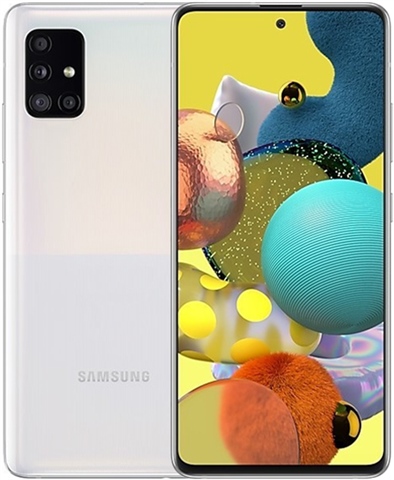 Samsung Galaxy A51 5G Dual Sim (6GB+128GB) Prism Cube White, Unlocked B ...