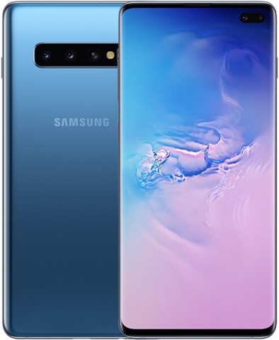 Samsung Galaxy S10 Plus Dual Sim 128GB Prism Blue, O2 B - CeX (UK ...