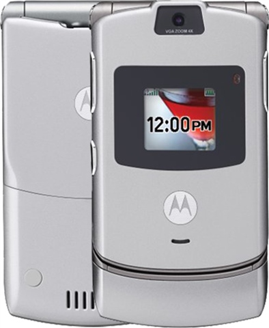 Motorola V3 Silver, O2 B - CeX (UK): - Buy, Sell, Donate