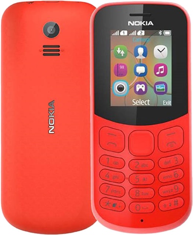 Nokia 130 (2017) Red, Unlocked B - CeX (UK): - Buy, Sell, Donate