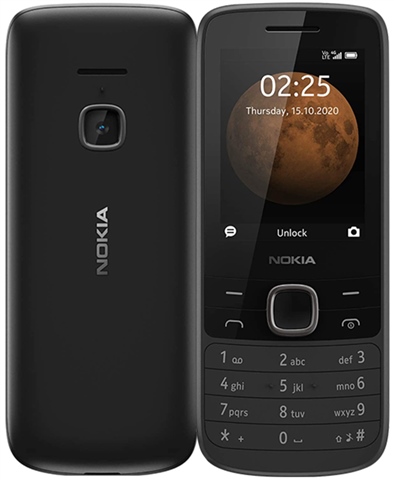 Nokia 225 4G Dual Sim Black, Unlocked A - CeX (UK): - Buy, Sell, Donate