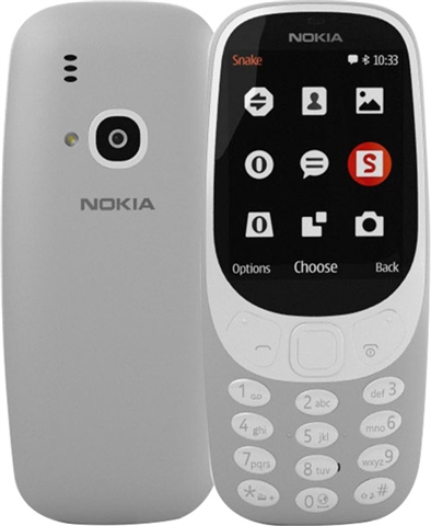 Nokia 3310 (2017) Grey, Unlocked A - CeX (UK): - Buy, Sell, Donate