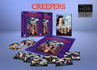 Phenomena - Creepers Ed. (18) 1985 4K UHD Arrow Video w/Art Cards,Book ...