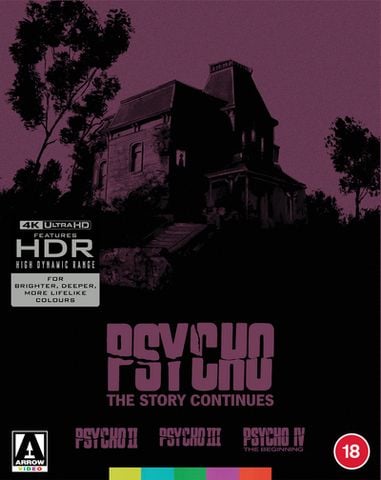 Psycho: The Story Continues (18) Arrow Video 4K UHD (3 Discs) - CeX (UK ...