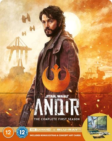 Star Wars: Andor - Season 1 (12) 4K UHD+BR Limited Ed. Steelbook (6 ...