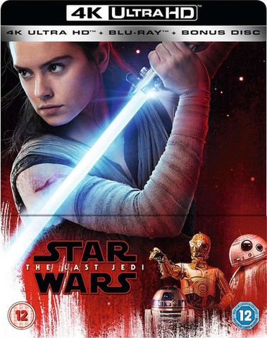 Star Wars, Episode VIII - The Last Jedi (12) 2017 4K UHD+BR LE ...