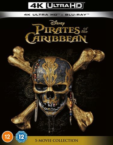 Pirates of the Caribbean: 5-Movie Collection (12) 4K UHD+BR (10 Disc ...