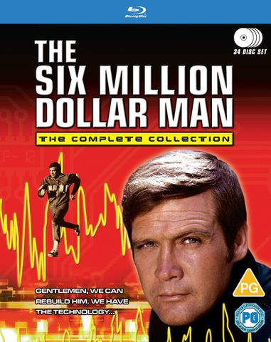 Six Million Dollar Man - Complete Collection (PG) 34 Disc - CeX (UK ...